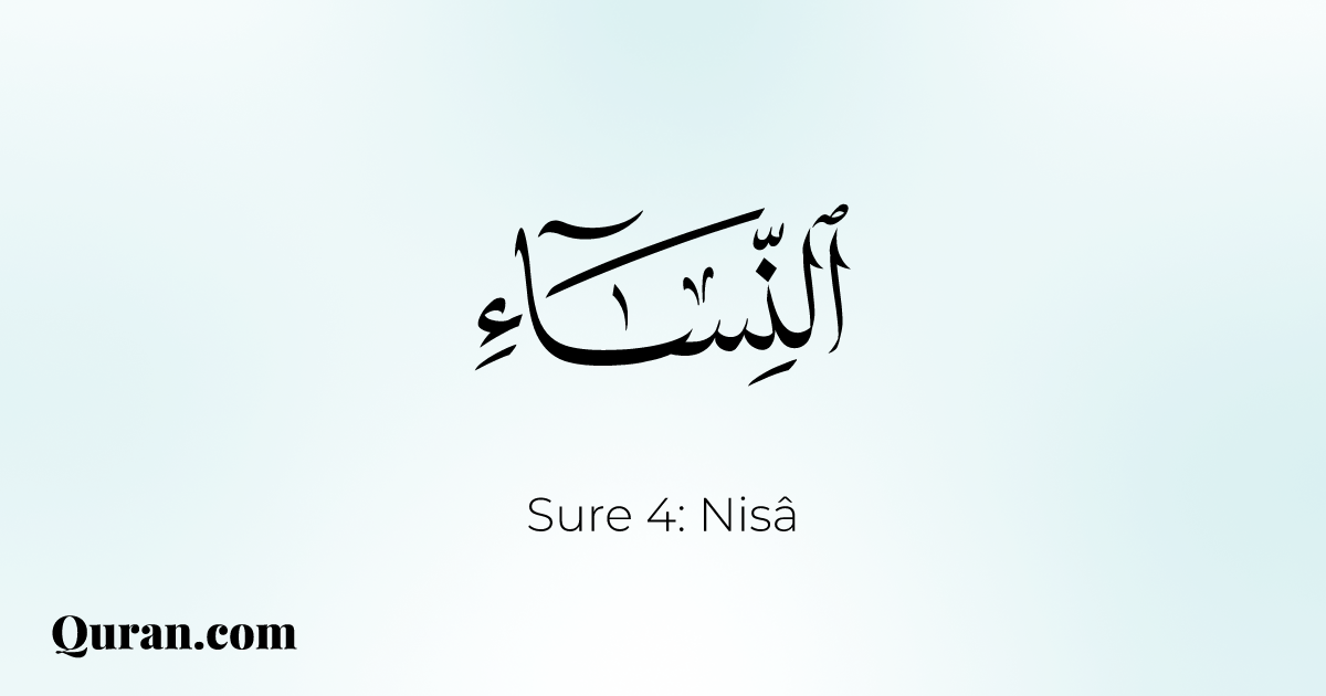 Sure An-Nisa - 103-149 - Quran.com